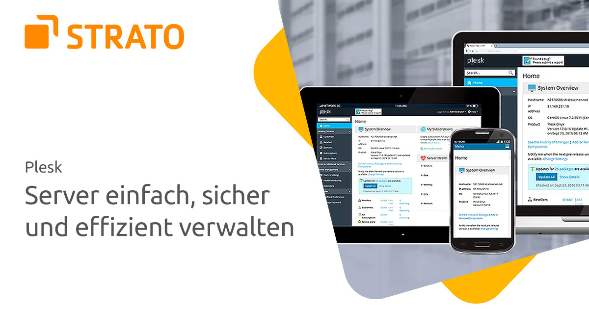 Plesk: Hosting- und Server-Administration leicht gemacht