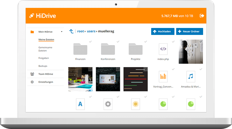 HiDrive Business: 🥇 Die Cloud für Ihr Unternehmen | STRATO