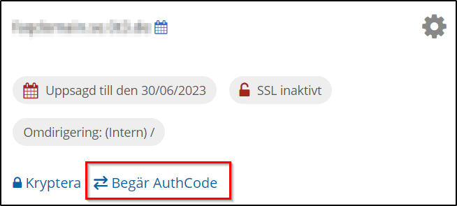 Allt om AuthInfo-code (autentiseringskoden) | STRATO