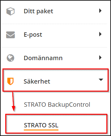 Hur kan jag använda mitt kostnadsfria STRATO SSL-certifikat?