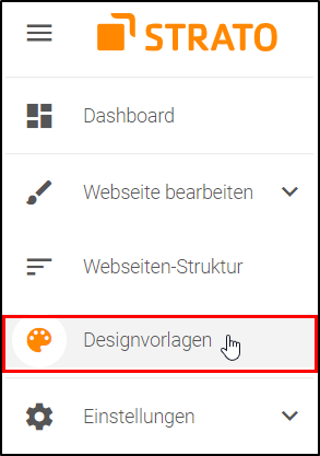 Design im Homepage-Baukasten bearbeiten | STRATO
