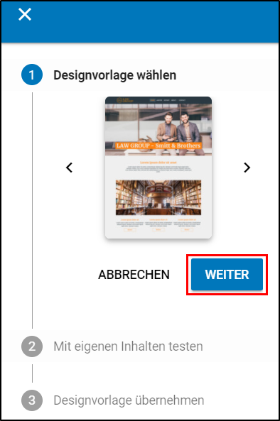 Design im Homepage-Baukasten bearbeiten | STRATO