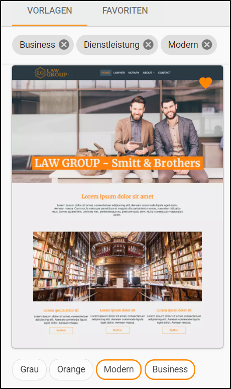 Design im Homepage-Baukasten bearbeiten | STRATO