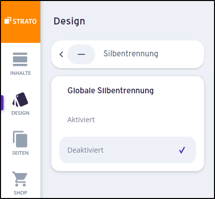 SmartWebsite: Design anpassen | STRATO