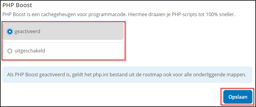 PHP-instellingen wijzigen | STRATO
