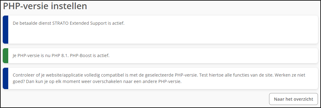Wat is STRATO PHP Extended Support? | STRATO