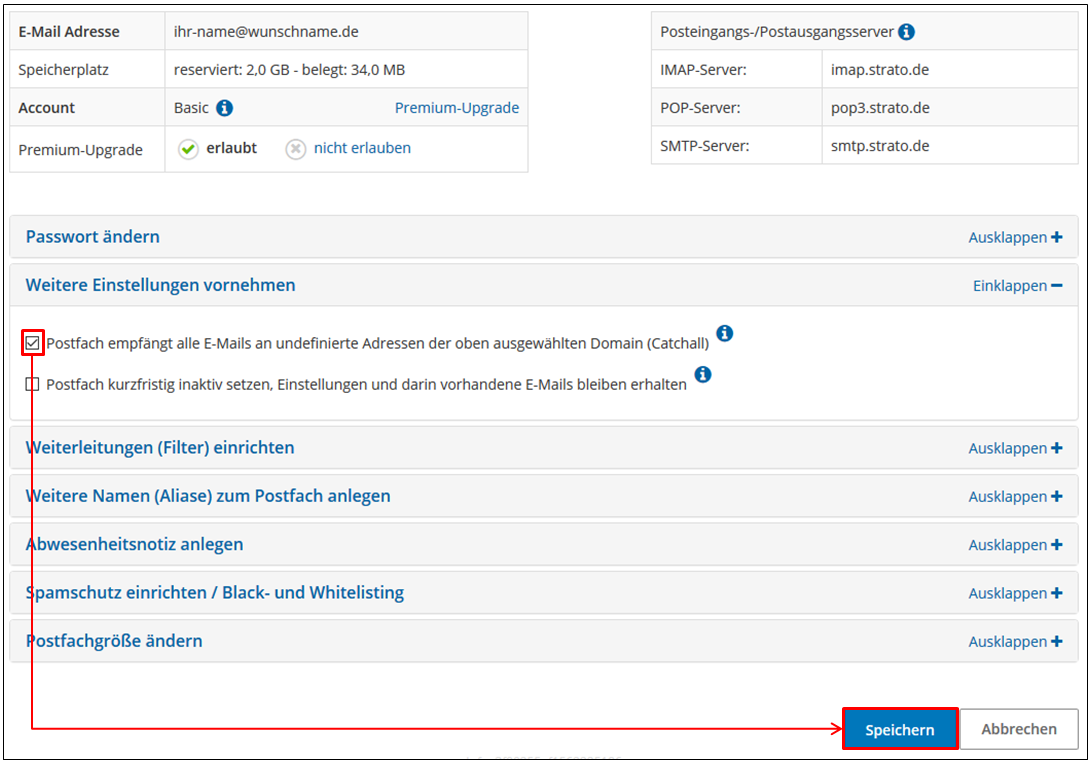 E-Mail-Adressen im Kunden-Login einrichten | STRATO