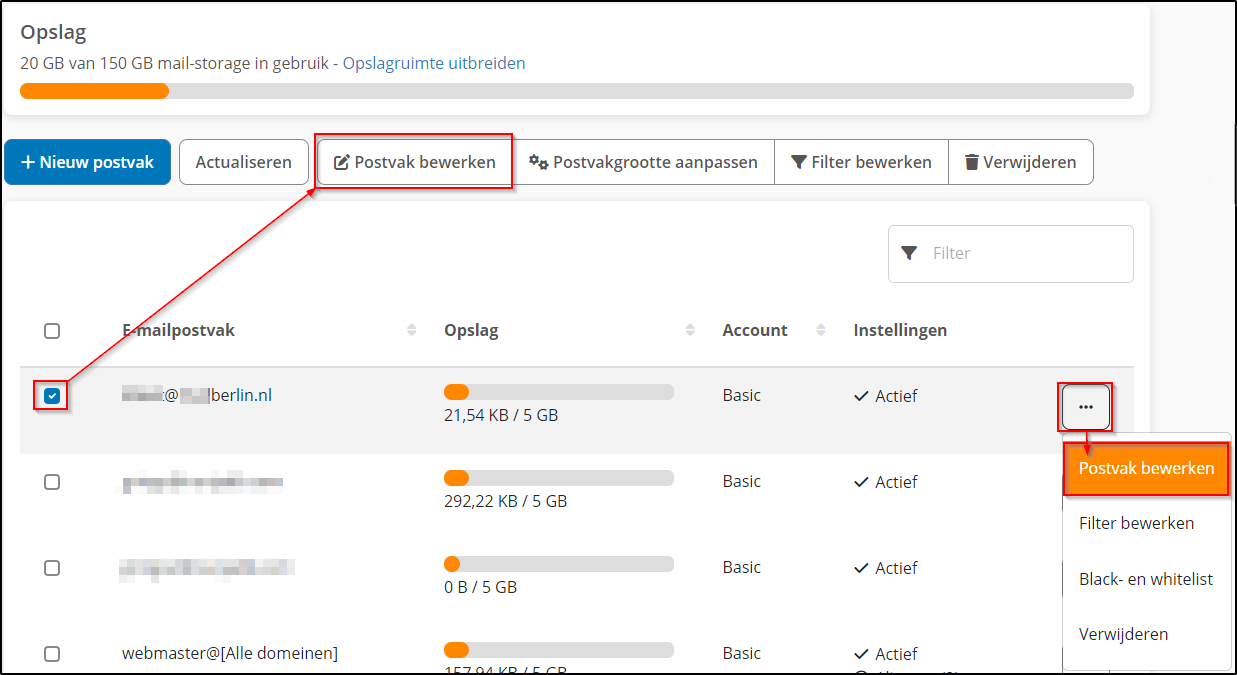 Verwijderde e-mails herstellen | STRATO