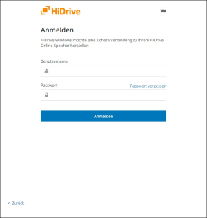 Installation der HiDrive-Software Windows | STRATO