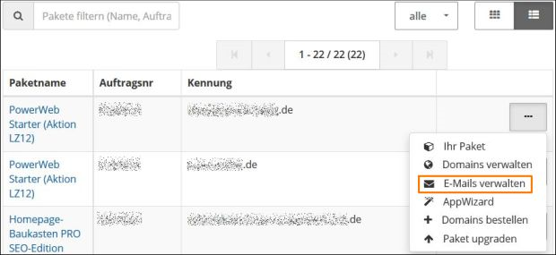 Neue E-Mail-Accounts einrichten und verwalten | STRATO