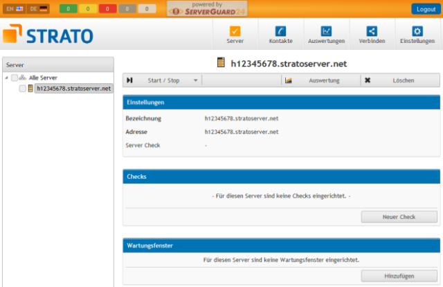 STRATO Monitoring Services - So nutzen Sie sie | STRATO