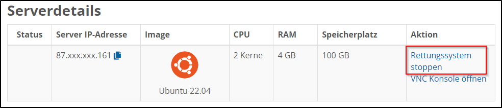Das Rettungssystem Ihres STRATO Linux VPS/VDS | STRATO