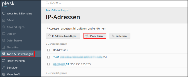 Die Einrichtung und Verwendung von IPv6 Adressen
