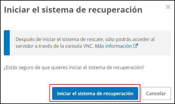 El sistema de recuperacíon de tu STRATO Linux VPS | STRATO