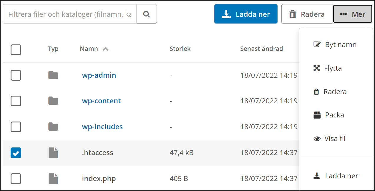 Hur kan jag hantera mitt webbutrymme? | STRATO