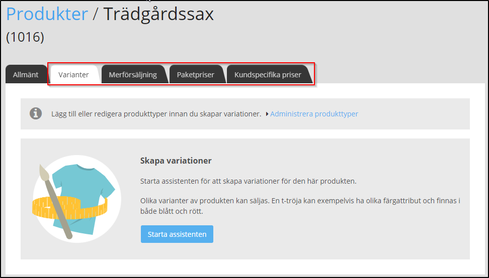 Lägg till en produkt i STRATO Webbshop
